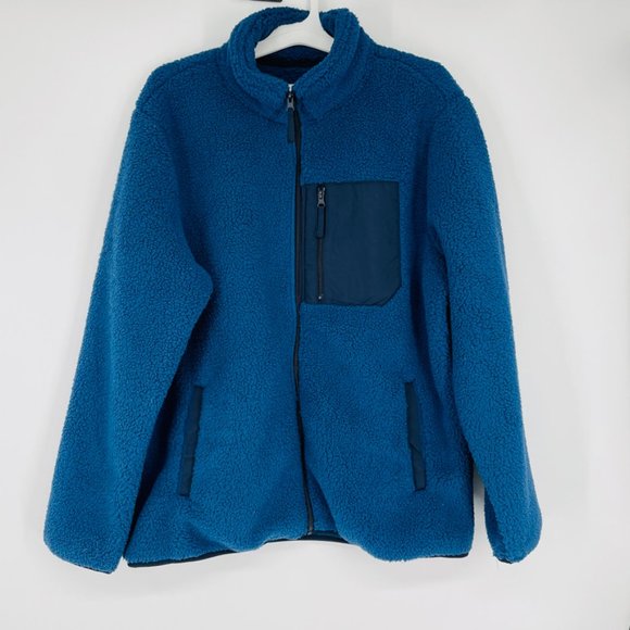 Goodfellow & Co | Jackets & Coats | Goodfellow Co Sherpa Zipup Fleece ...